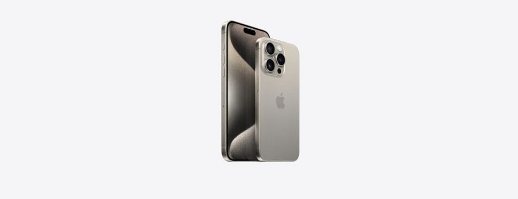 iPhone 15 Pro and iPhone 15 Pro Max, featuring titanium case, 5X Zoom and advanced A17 Pro Chip ...